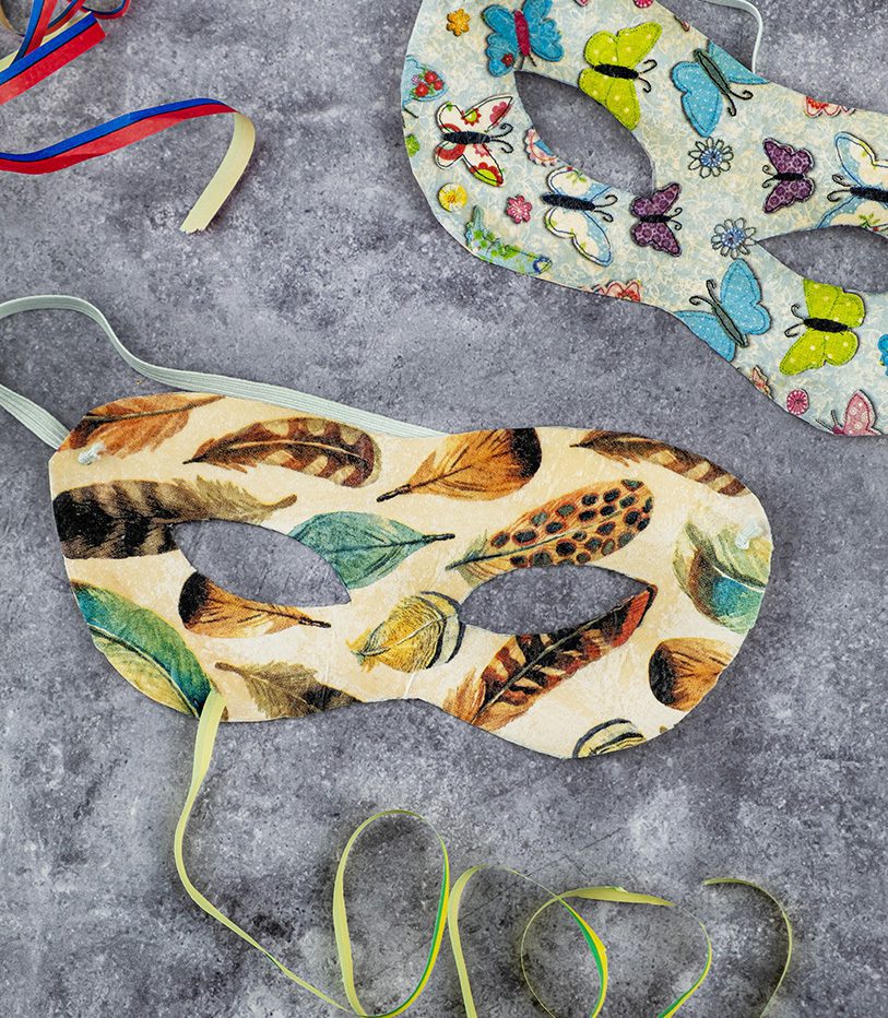 Simpel carnavalsmasker maken Diy - Seizoenen Blog